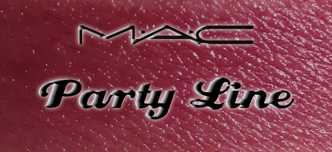 MAC Party Line Lipstick | stash matters