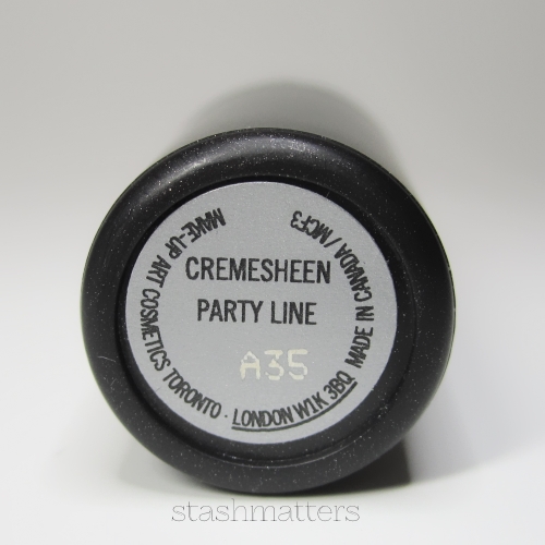MAC Party Line Lipstick | stash matters