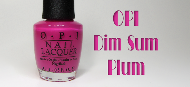 OPI Dim Sum Plum | stash matters